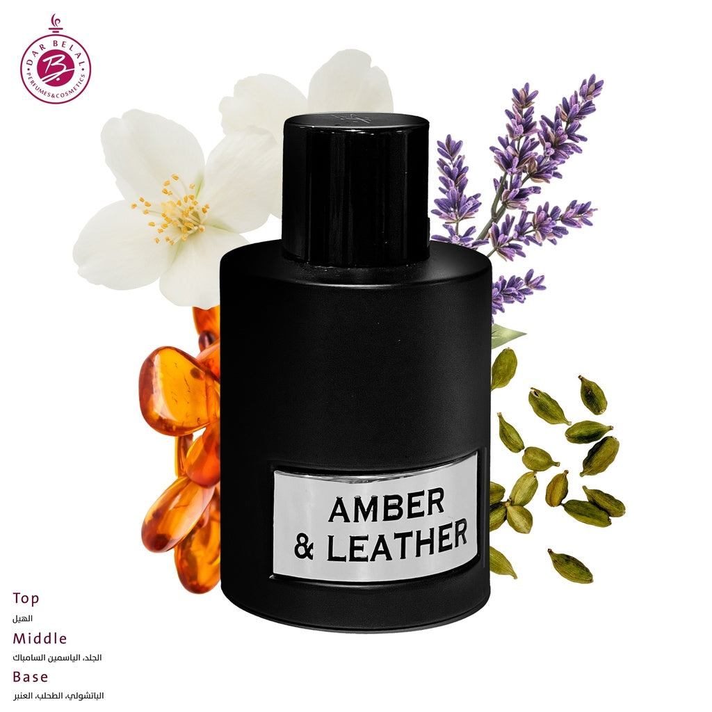 AMBER & LEATHER Perfume 100 ML - AMBER COLLECTION By SAINT MARIO LOUIS ...