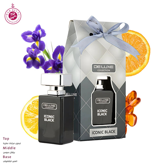 Iconic Black Non Alcoholic Perfume 50 ML - Deluxe Collection By Hamidi ...